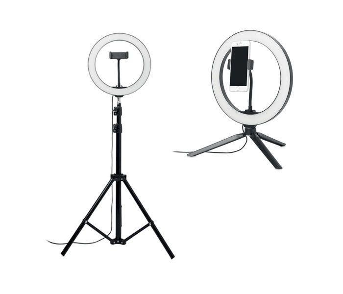 Selfie-Set mit LED-Ringleucht – Mobiles Denken
